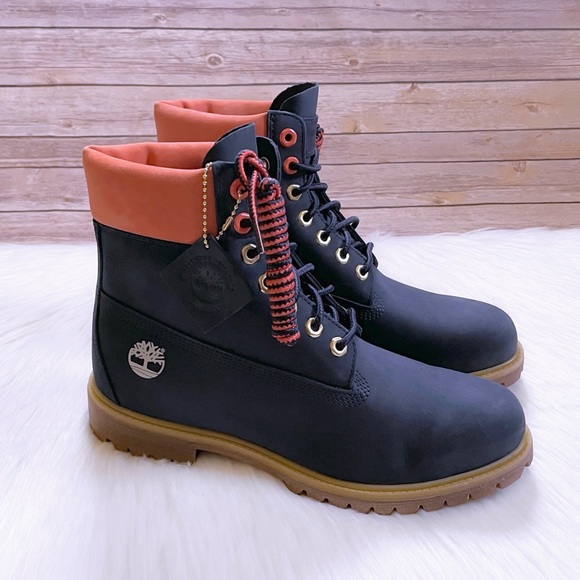 Timberland | Shoes | Timberland Mens Premium 6 Inch Waterproof Navy ...